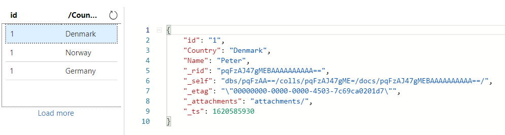 Cosmos: Simple select * across a partitionkey bugs if same id? · Issue ...