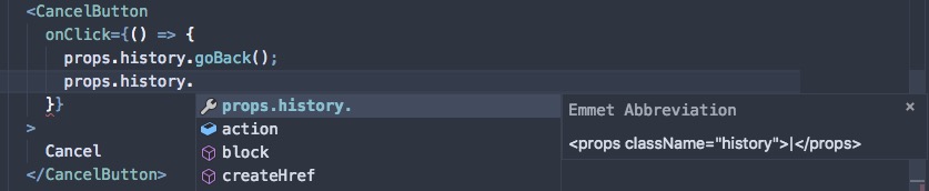 Emmet suggestions in non-jsx code in .tsx files · Issue #48887 · microsoft/vscode · GitHub