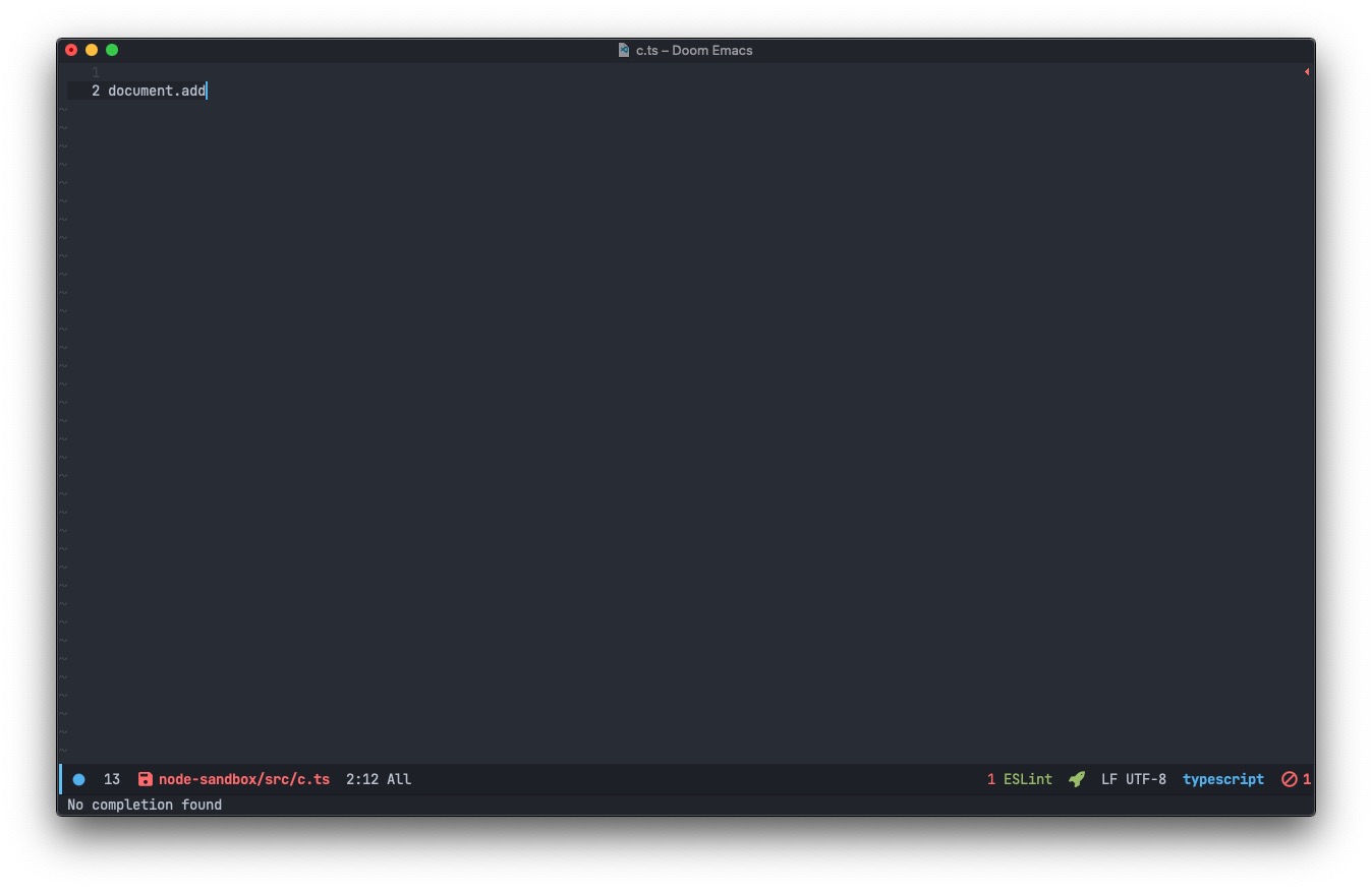 No completion in .ts files · Issue #4213 · doomemacs/doomemacs · GitHub