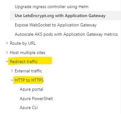 not enough information to deploy certifcate and redirect http to https · Issue #99644 ...