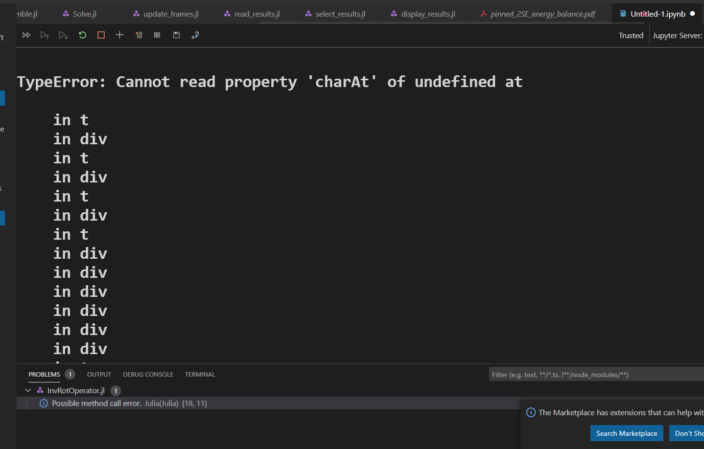 Jupyter Notebook + Julia · Issue #118720 · microsoft/vscode · GitHub