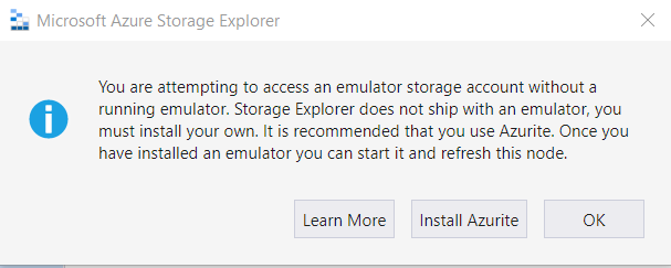 Azurestorageexplorer Not Connecting To Azurite In Docker · Issue 1648 · Azure Azurite · Github