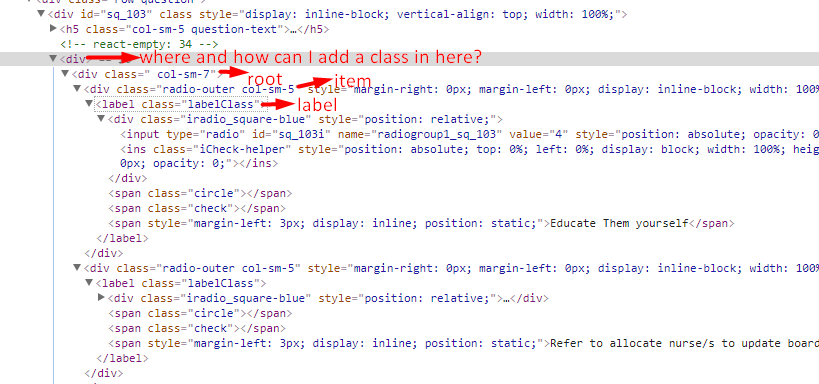Custom CSS class issue · Issue #440 · surveyjs/survey-library · GitHub