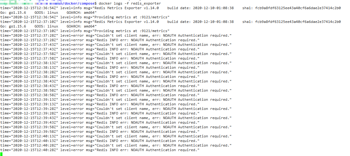 A URI including a password not work, Error: NOAUTH Authentication required · Issue #464 ...
