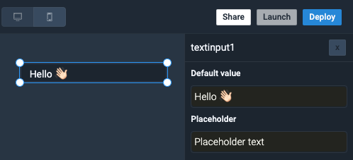 Add a default value to the Textinput widget properties · Issue #1089 · ToolJet/ToolJet · GitHub