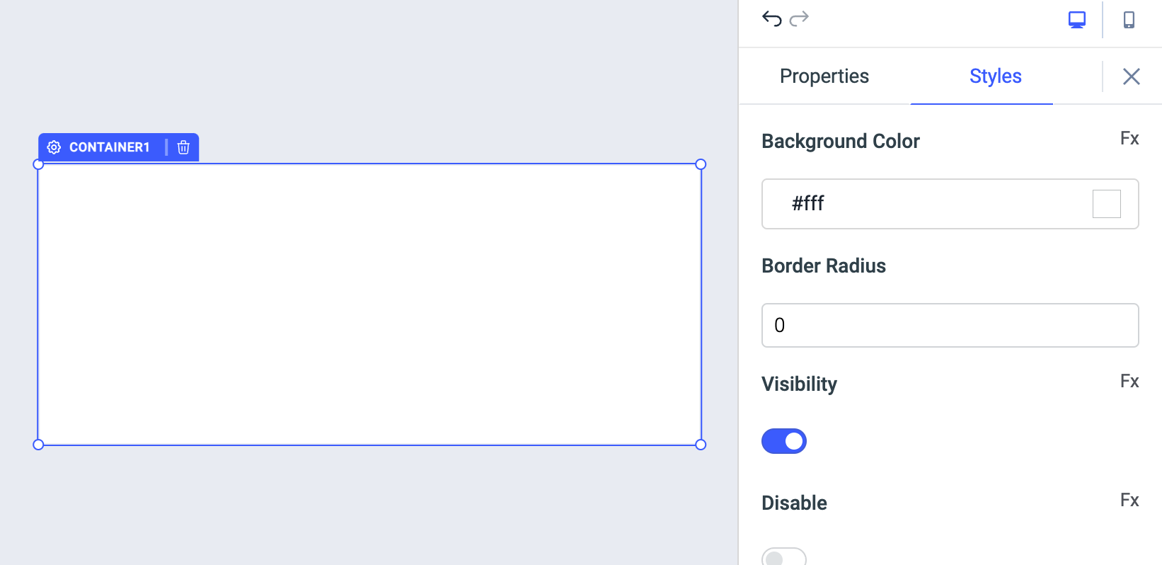 Add border color style property to Container widgets · Issue #4164 · ToolJet/ToolJet · GitHub