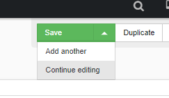 How to get Save with Continue Editing as Default · Issue #181 · evolution-cms/evolution · GitHub
