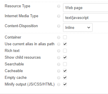 Adding a minify option to the resource settings (for CSS and JS resources) · Issue #288 ...