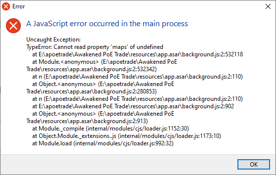 js error · Issue #383 · SnosMe/awakened-poe-trade · GitHub
