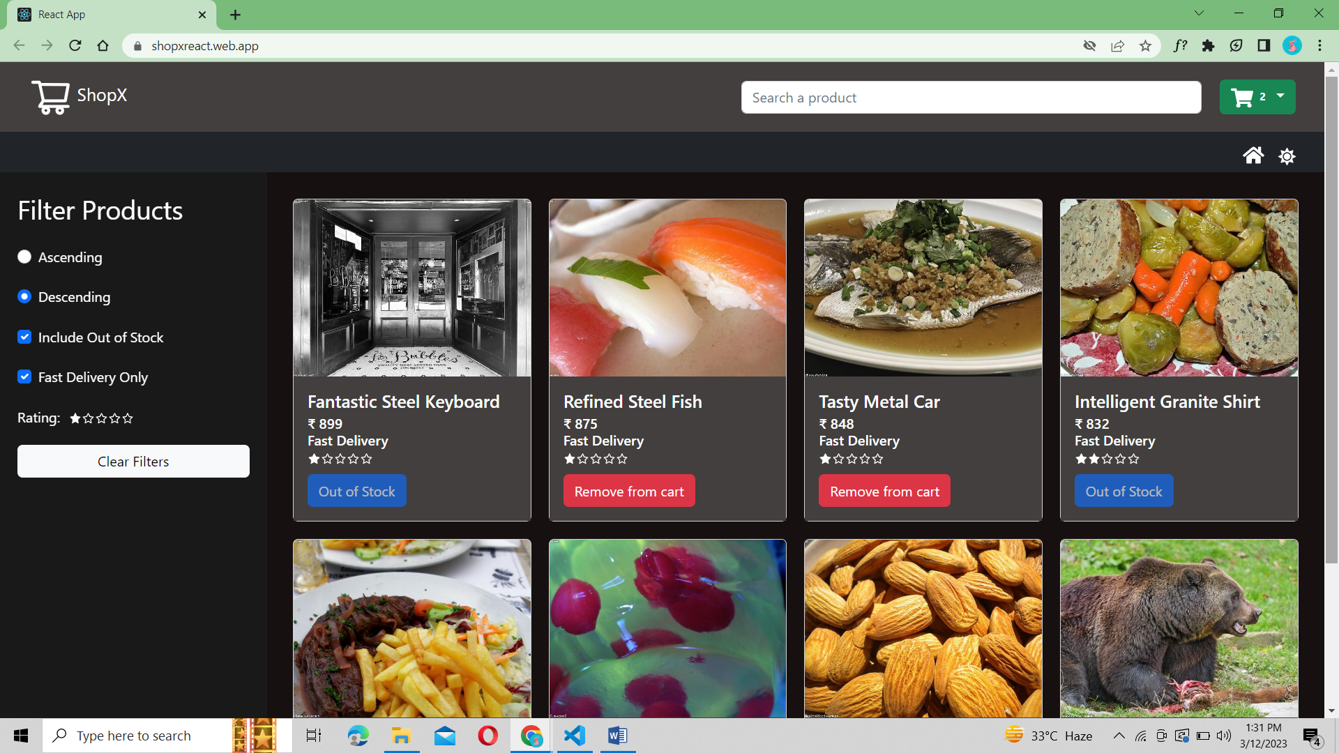 GitHub - DebasmitaMallick/React-e-Commerce-Website