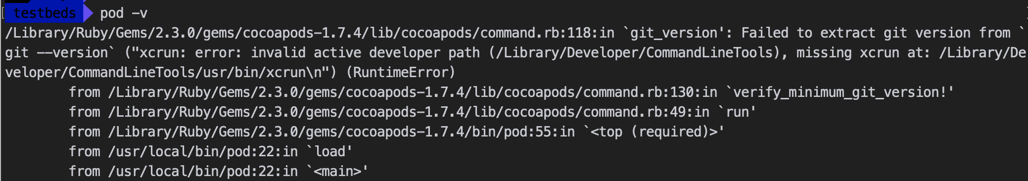 warn and exit when `xcrun` is not installed · Issue #528 · react-native-community/cli · GitHub