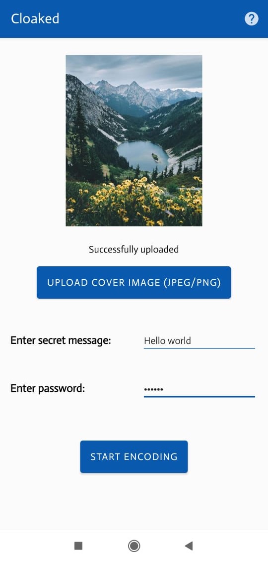 GitHub - aradhana119/Cloaked: Cloaked is an Android app which implements steganography and ...
