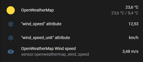 OpenWeathermap's extra sensors don't respect weather entity's configured units · Issue #74645 ...