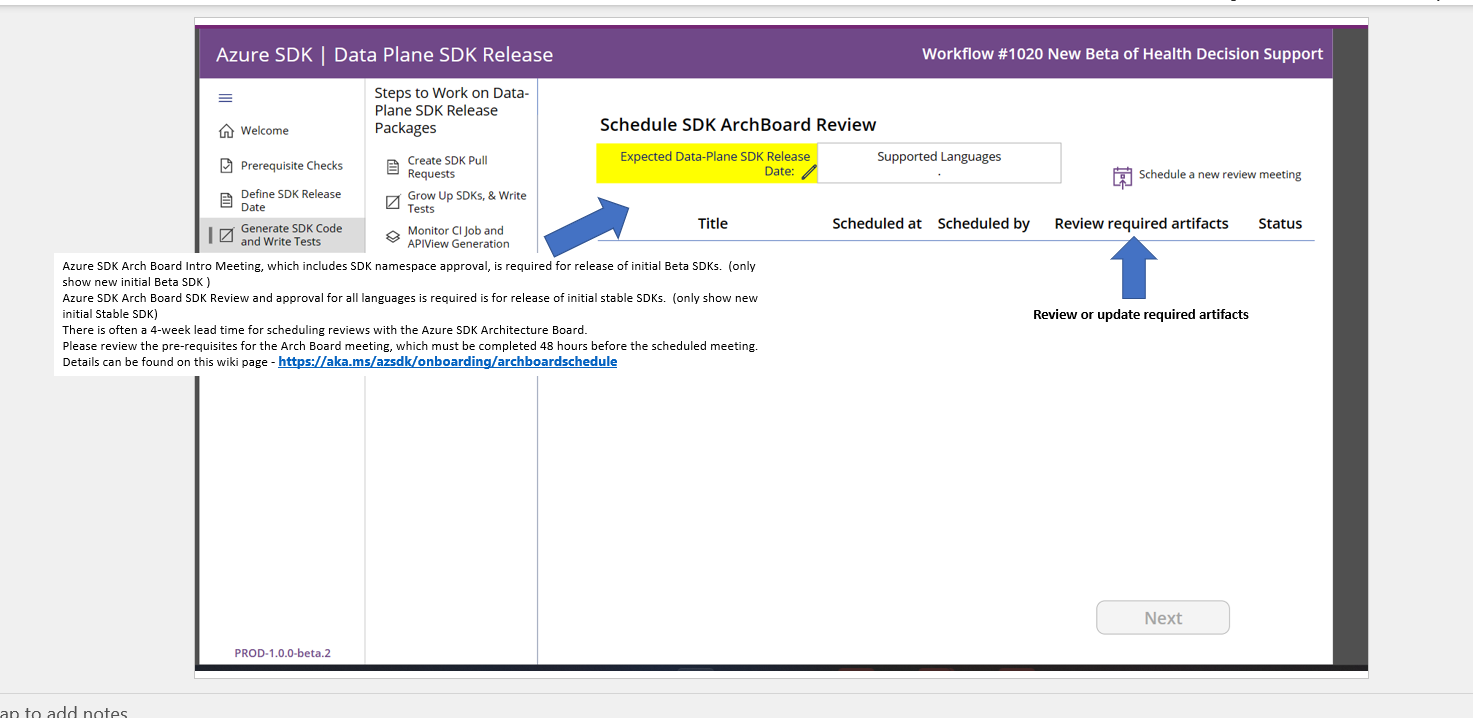 Arch Board Intro Meeting - Release Planner App and Scheduling Tool Integration · Issue #4598 ...