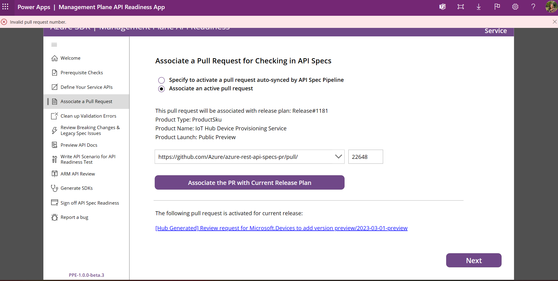 Management Plane Testing In Ppe For New Api Version Azure Device Provisioning Service · Issue