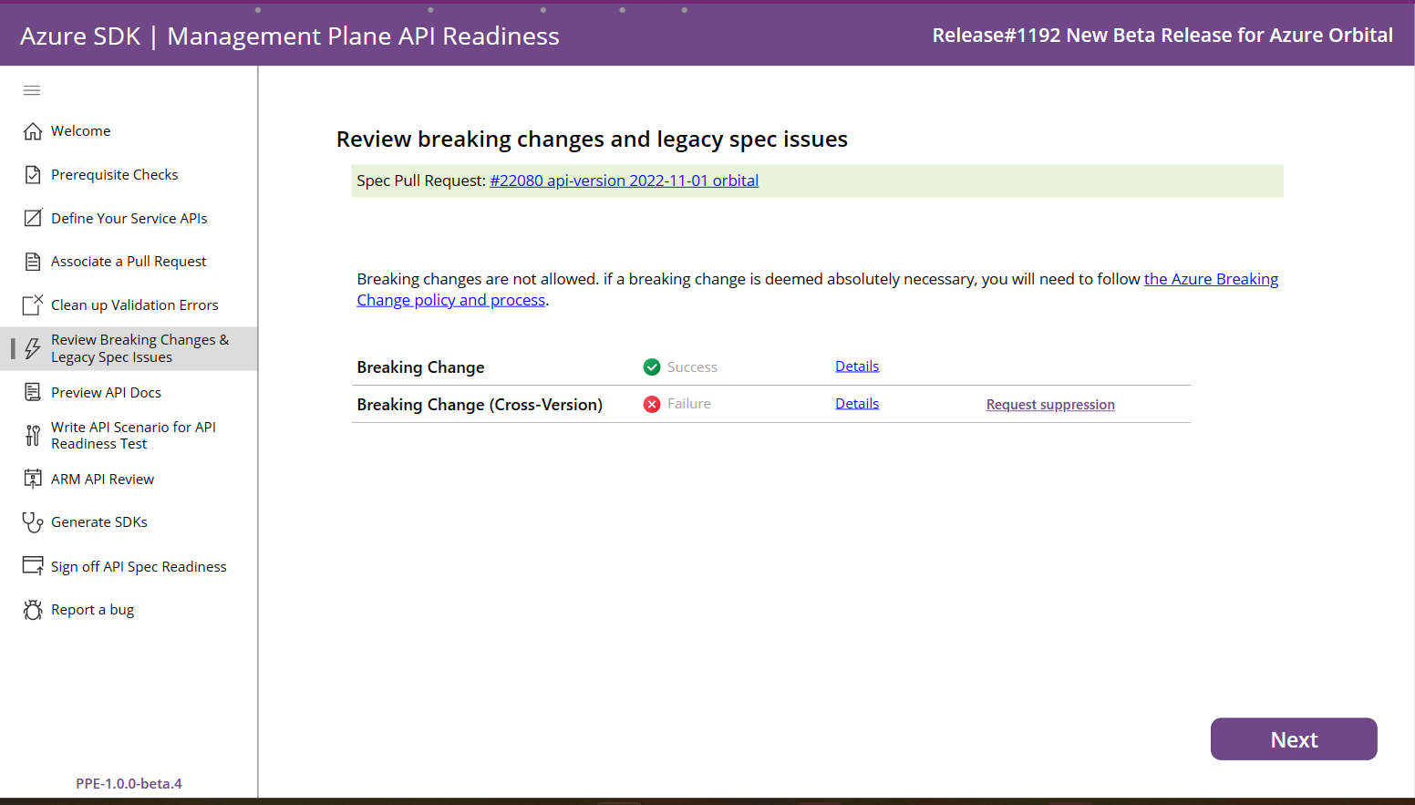 Management Plane Testing In Ppe For New Api Version Azure Orbital · Issue 5527 · Azure Azure