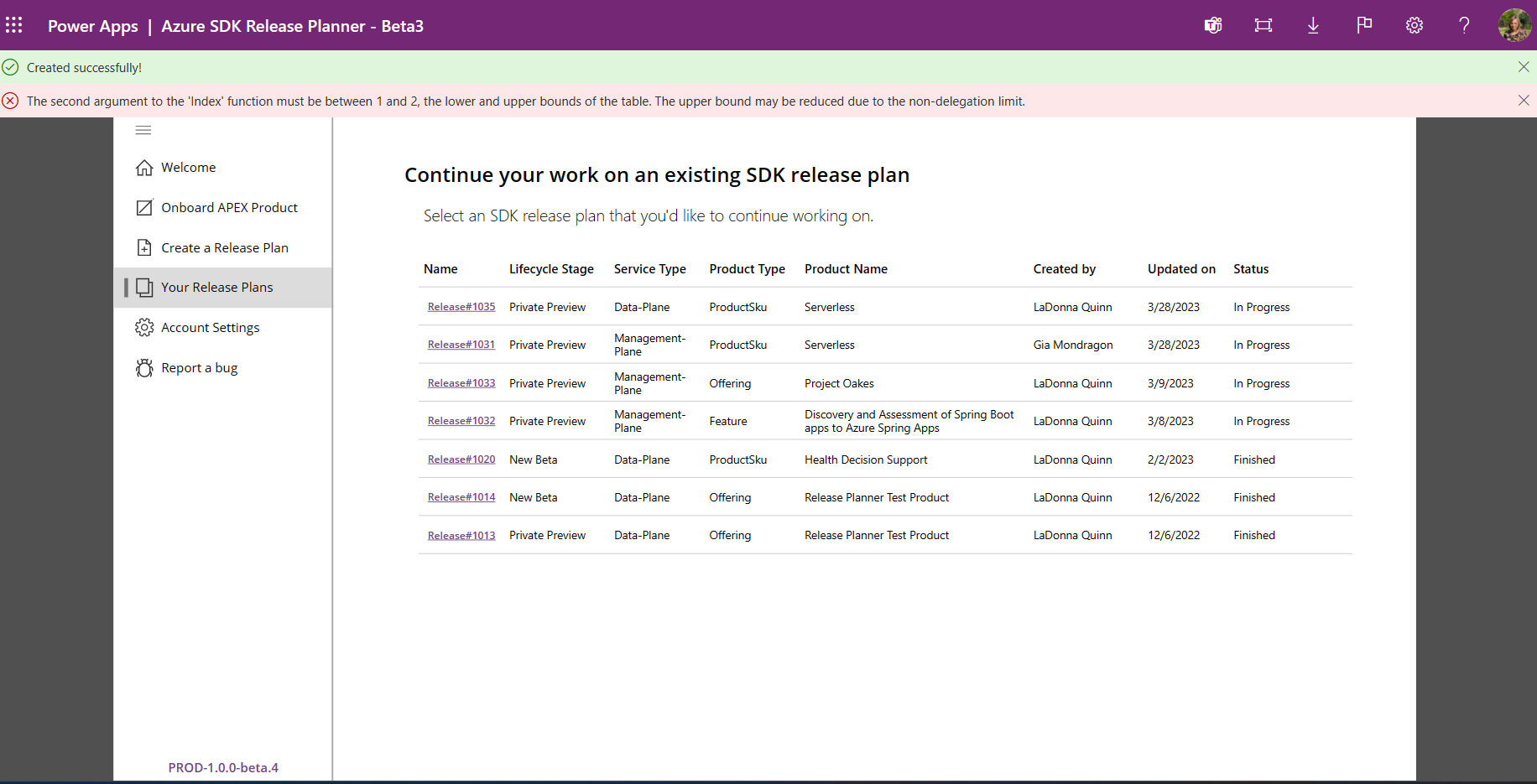 Release Planner error when creating a release plan for management plane · Issue #5913 · Azure ...