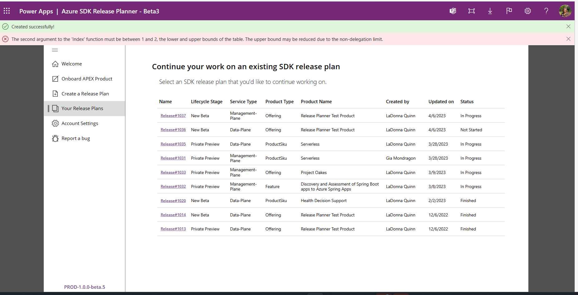 Release Planner error when creating a release plan for management plane · Issue #5913 · Azure ...