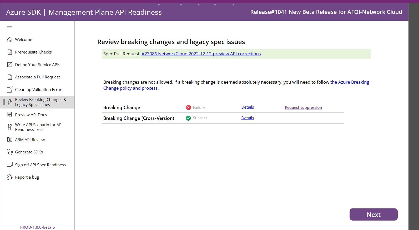 Multiple PRs and behavior of API readiness app and SDK release app · Issue #6046 · Azure/azure ...