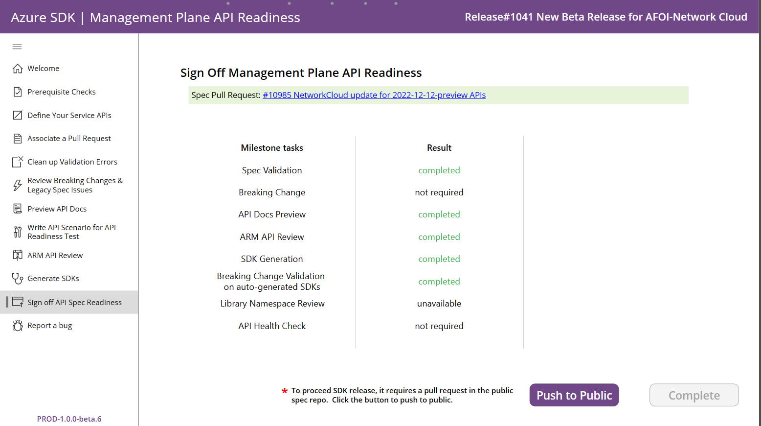 Multiple PRs and behavior of API readiness app and SDK release app · Issue #6046 · Azure/azure ...