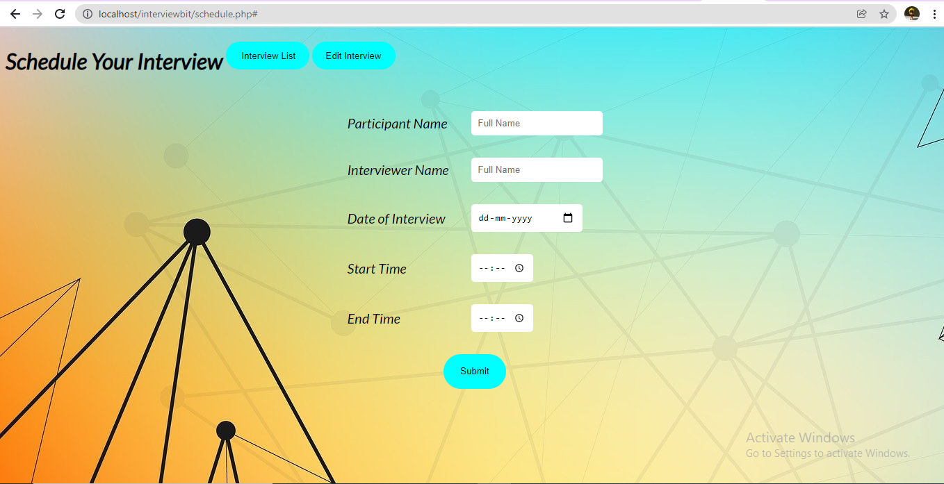GitHub - isha2811/InterviewScheduler: This Application enables schedule Interview ,displays ...