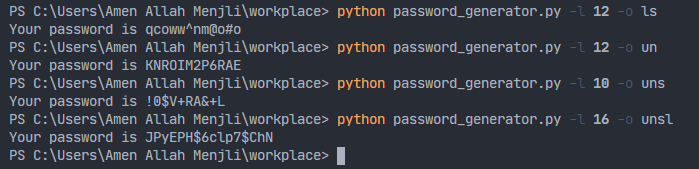 GitHub - amanullahmenjli/password-generator: Just a simple cli passowrd ...