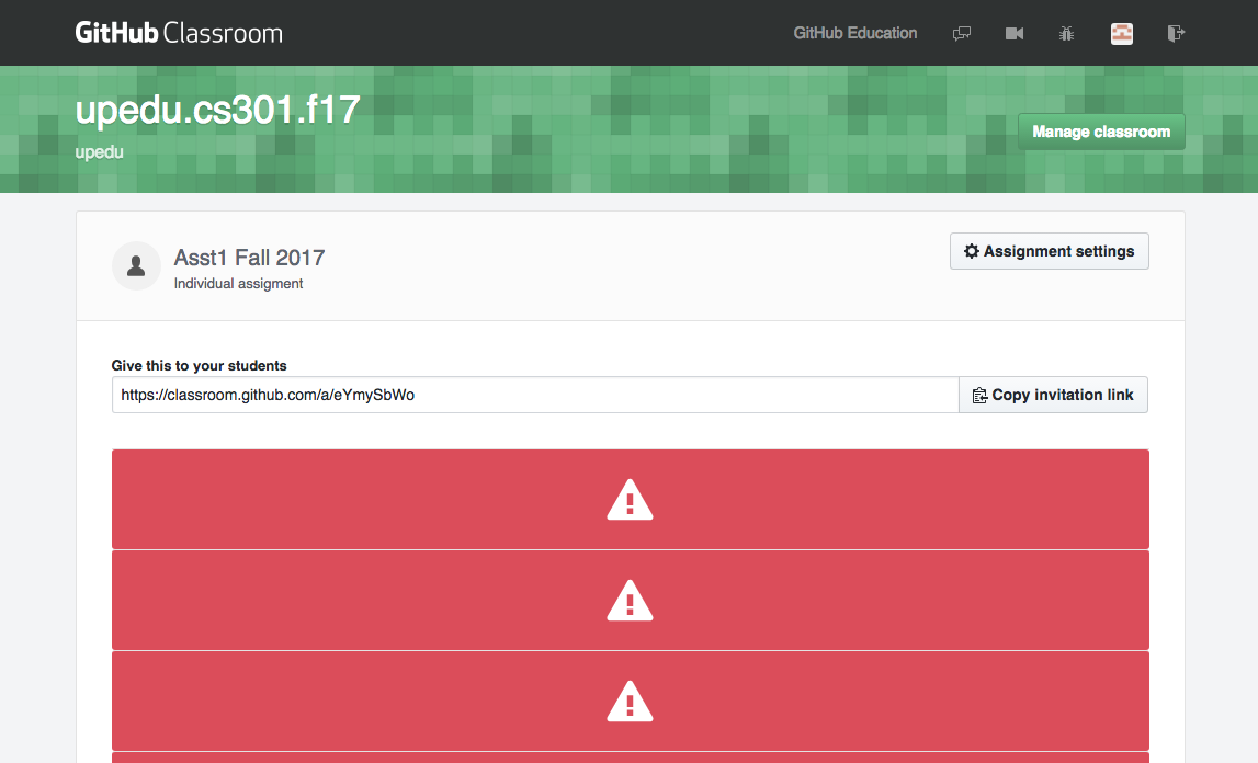 Assignments Not Showing Up In Classroom Issue 1130 Education 