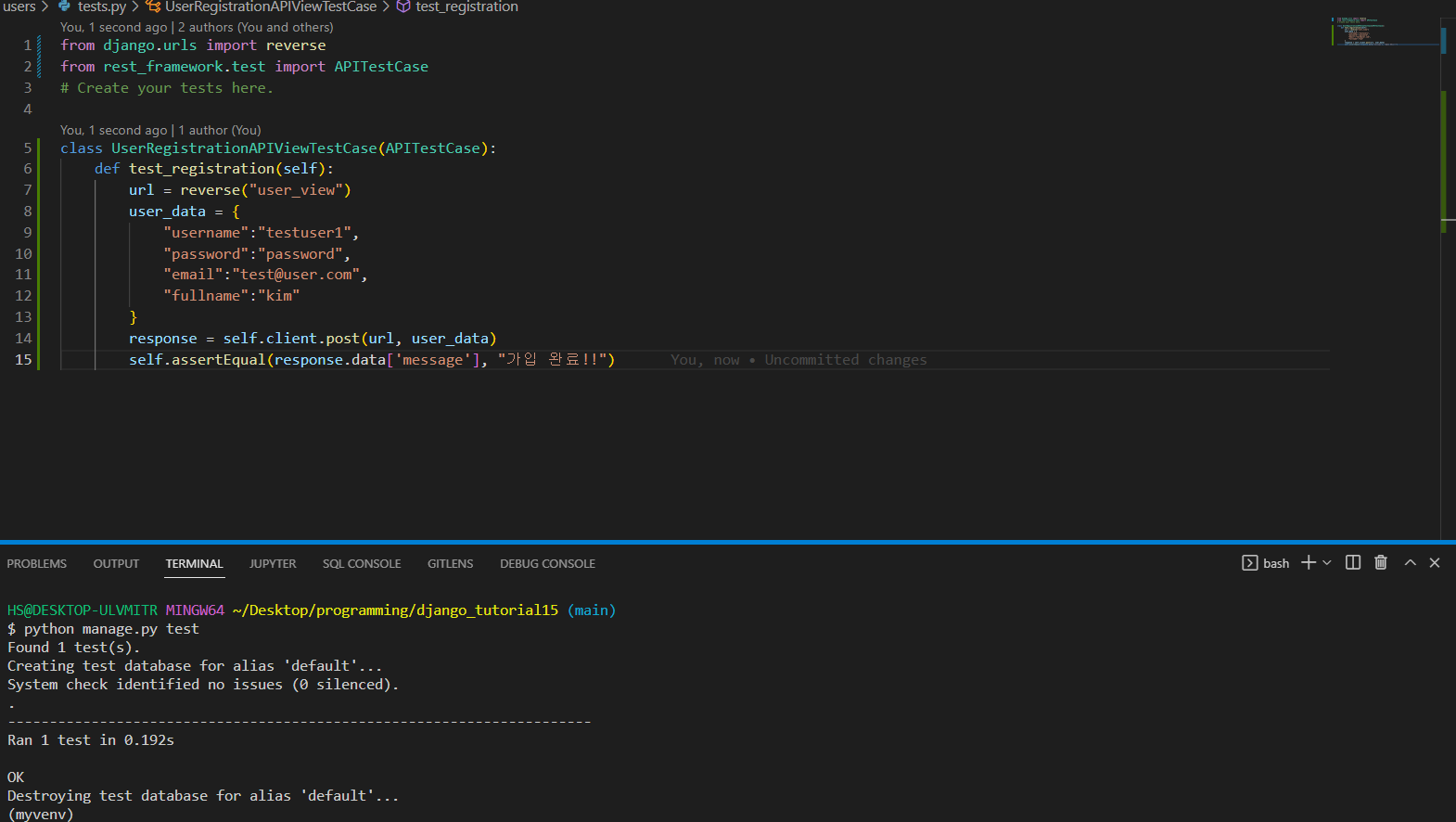 GitHub - auberr/django_tutorial15: 221115 drf_timeattack