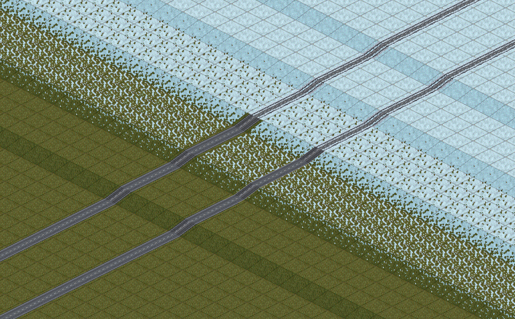 Roads built on foundations at the minimum snow level height have ...