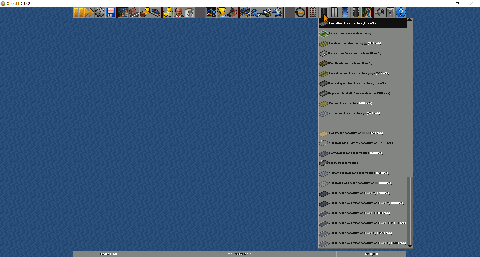 [Bug]: List of available roads/tracks: Removing the scroll bar makes some road/track types ...