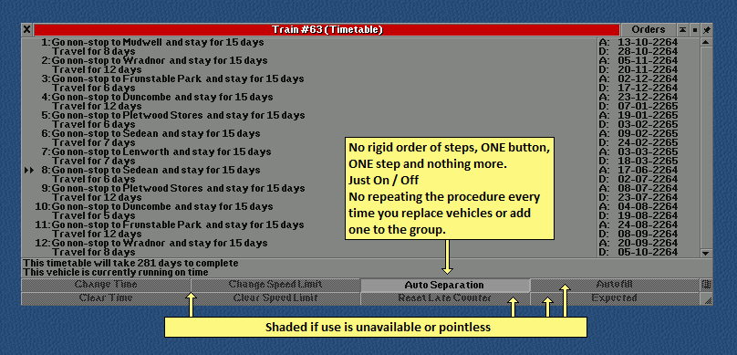[Bug]: Auto-distributed timetabled trains leave depot in order different from timetable ...