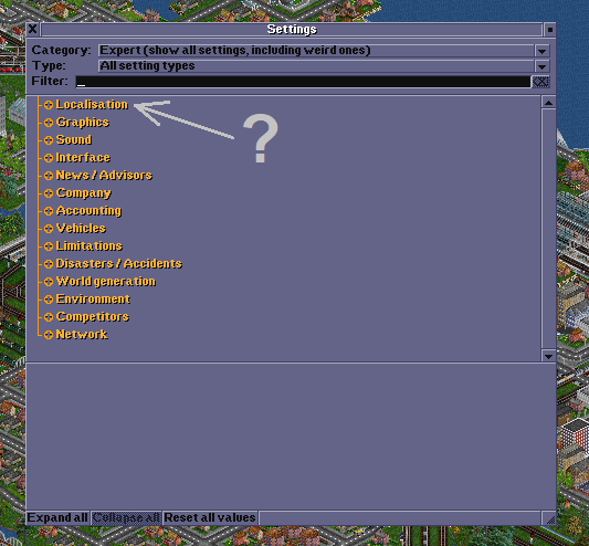 Bug Localisation Settings Misleading Tab Title That Specifies Measurement Units Not 