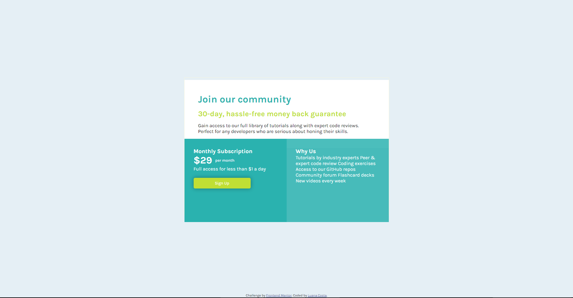 GitHub - LuanaCosta1/frontend-mentor-challenges: https://www.frontendmentor.io/challenges