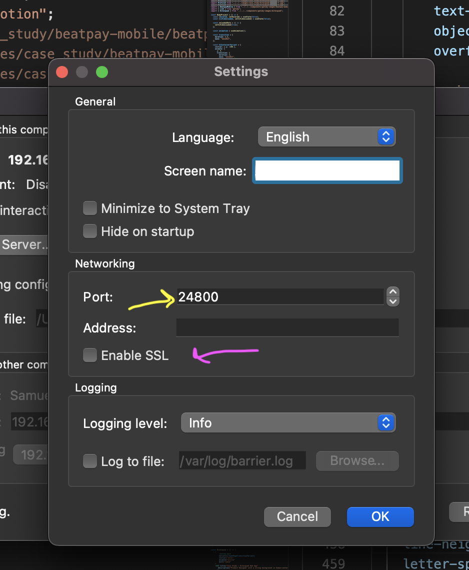 Barrier is not working · Issue #1421 · debauchee/barrier · GitHub