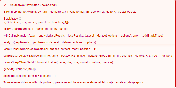 Error when performing Multi group SEM · Issue #834 · jasp-stats/jasp-issues · GitHub