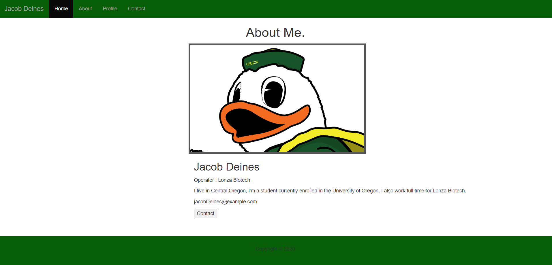 Github Jakedeines Responsive Portfolio