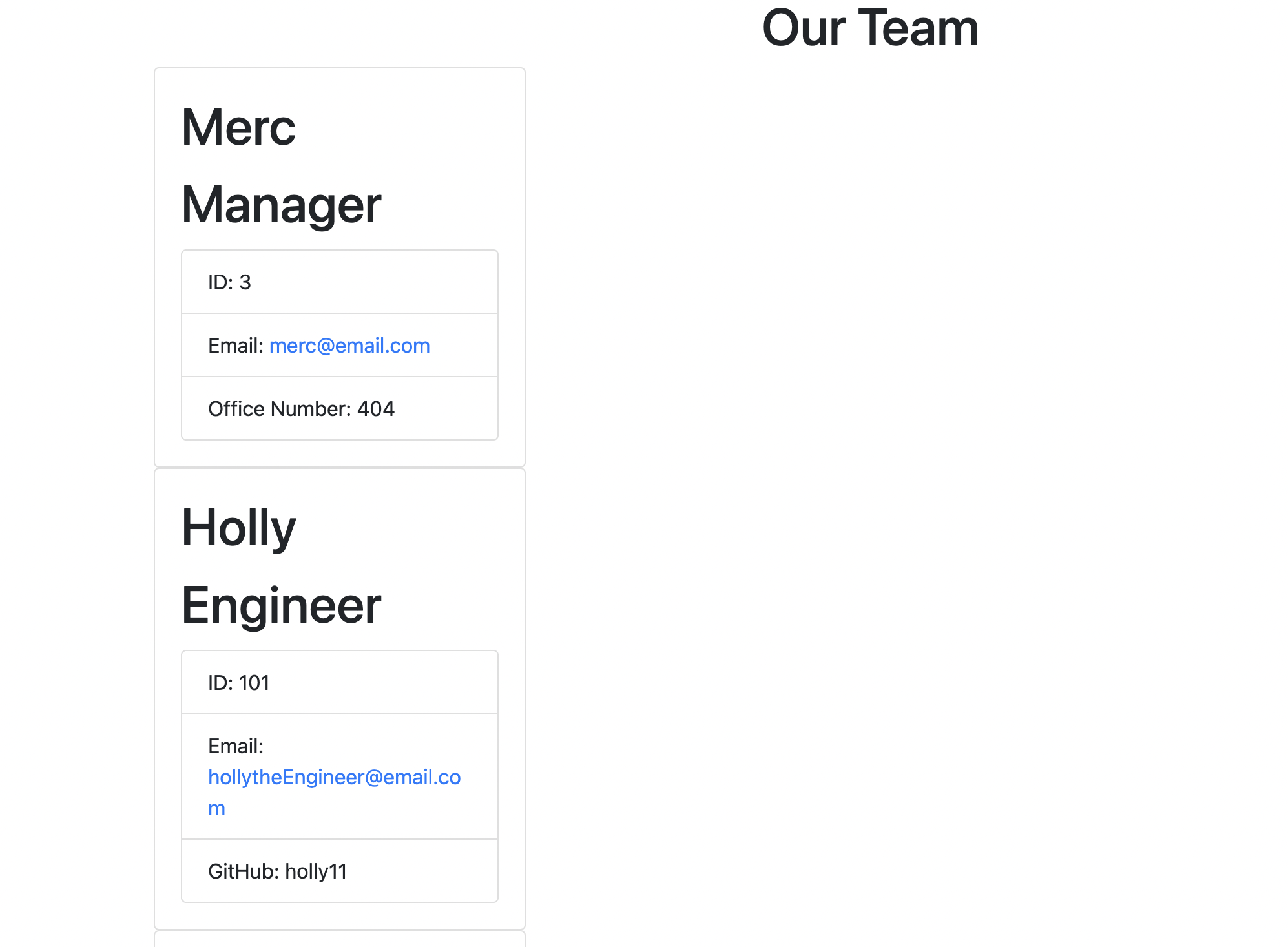 GitHub - hollygparker/TeamProfileGenerator