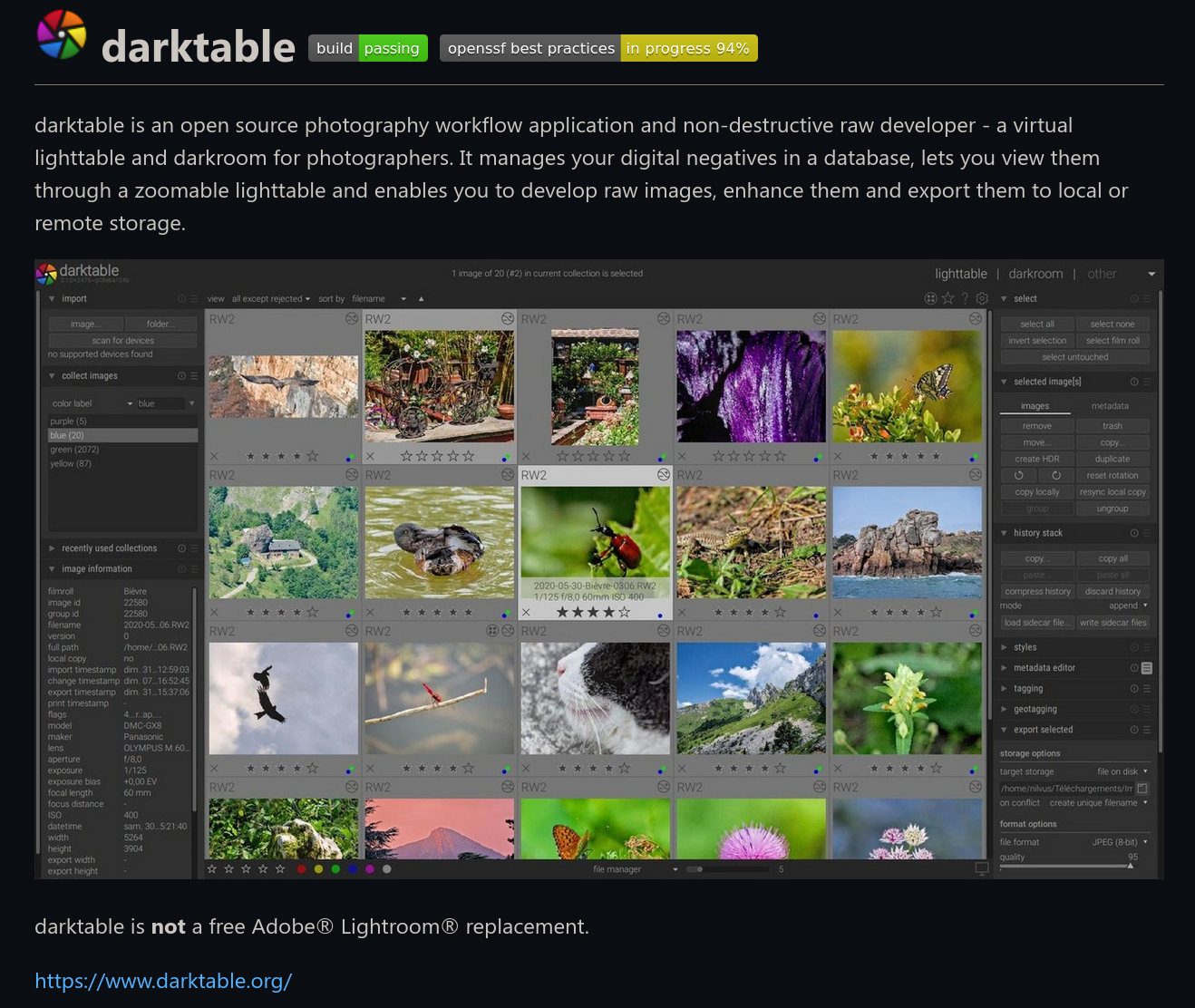 Update main darktable screenshot in Github and the official website. · Issue #12161 · darktable ...