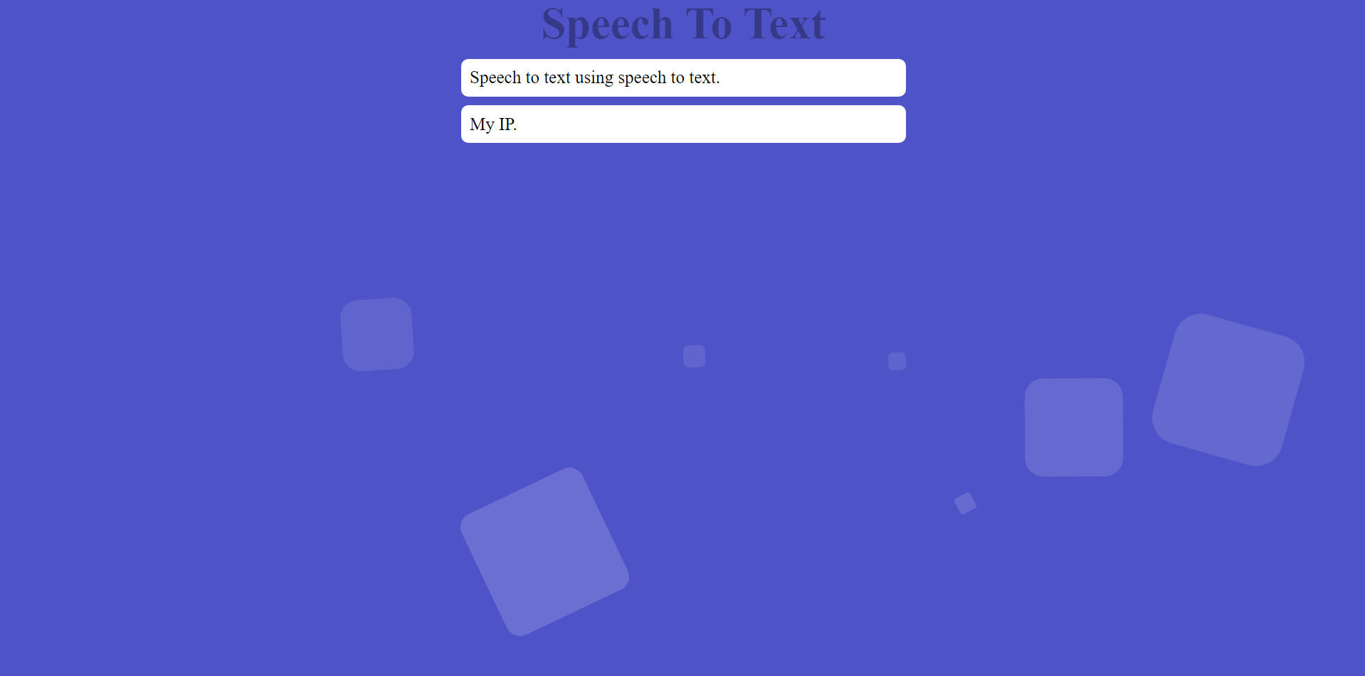 GitHub - Aryanstha/Speech-to-text: Simple Web app made with Html, CSS ...