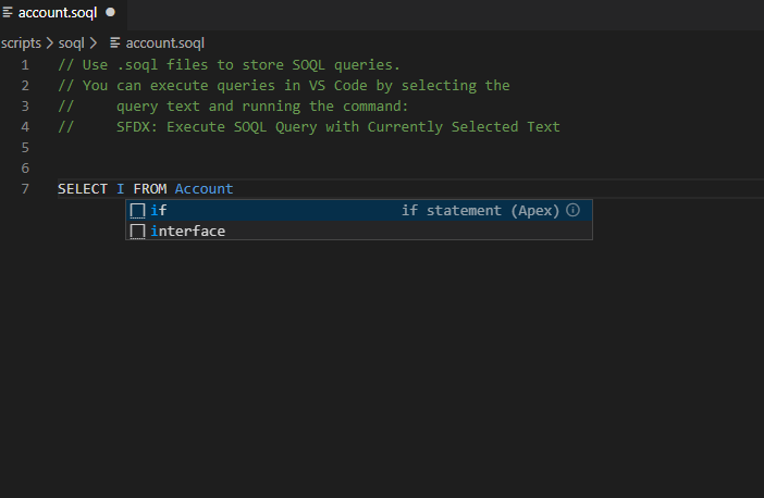 Auto Completion missing available fields after SELECT · Issue #1886 · forcedotcom/salesforcedx ...