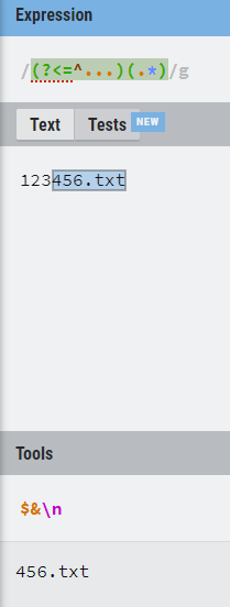 [PowerRename] Regular Expression not working "Positive Lookbehind" · Issue #8464 · microsoft ...