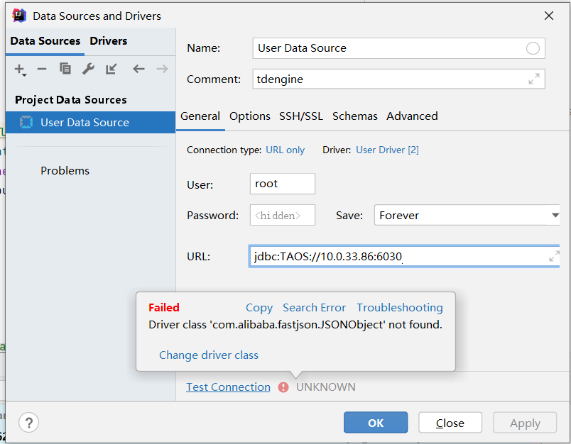 Idea references the TDengine driver JAR package will cause an error · Issue #14108 · taosdata ...