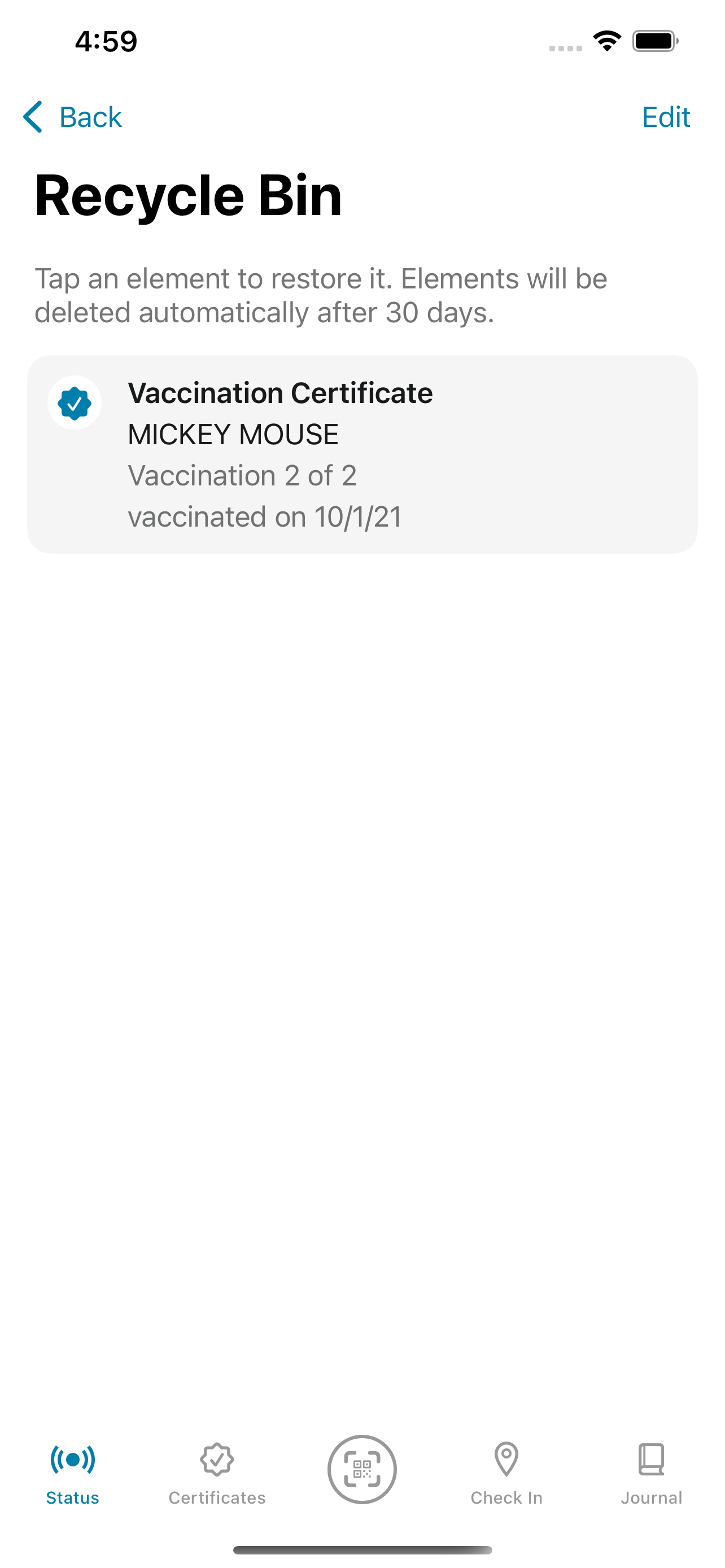 Missing date for deletion from recycle bin · Issue #731 · corona-warn-app/cwa-documentation · GitHub