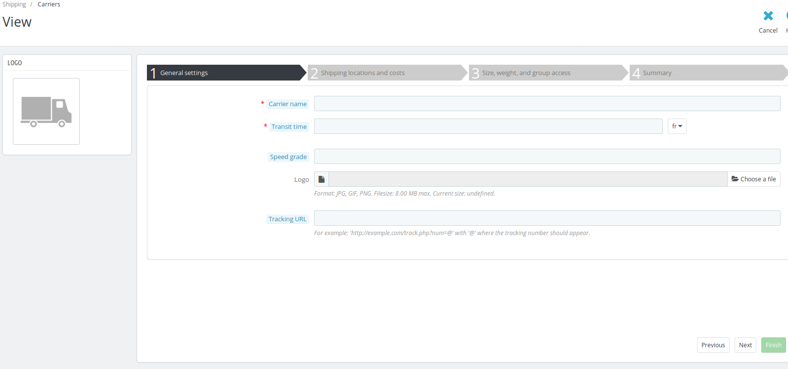 Can't add new carrier or edit existing one in PS 1.7.5.2 · Issue #14421 ...