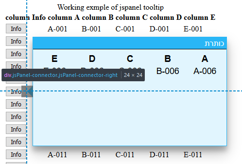 Understanding how to work with a jsPanel tooltip · Issue #22 · Flyer53 ...