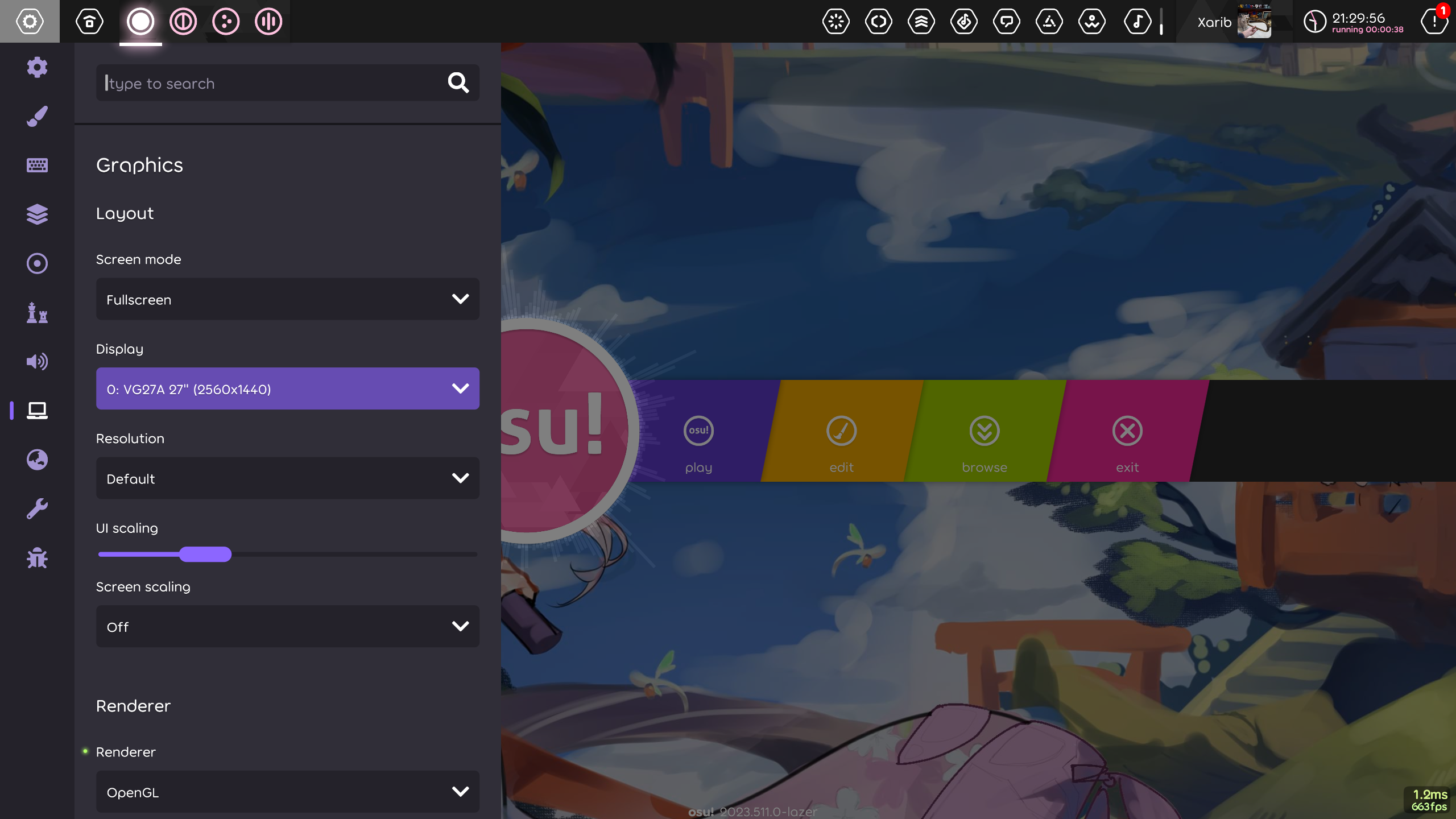 Display/Monitor dropdown hidden by default in the settings · Issue #23537 · ppy/osu · GitHub