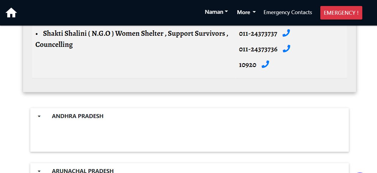 Added Women Safety Numbers Statewise · Issue #257 · swapnilsparsh/Rescue · GitHub