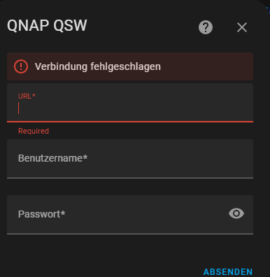 QSW-M2116P-2T2S Cant Connect · Issue #82511 · home-assistant/core · GitHub
