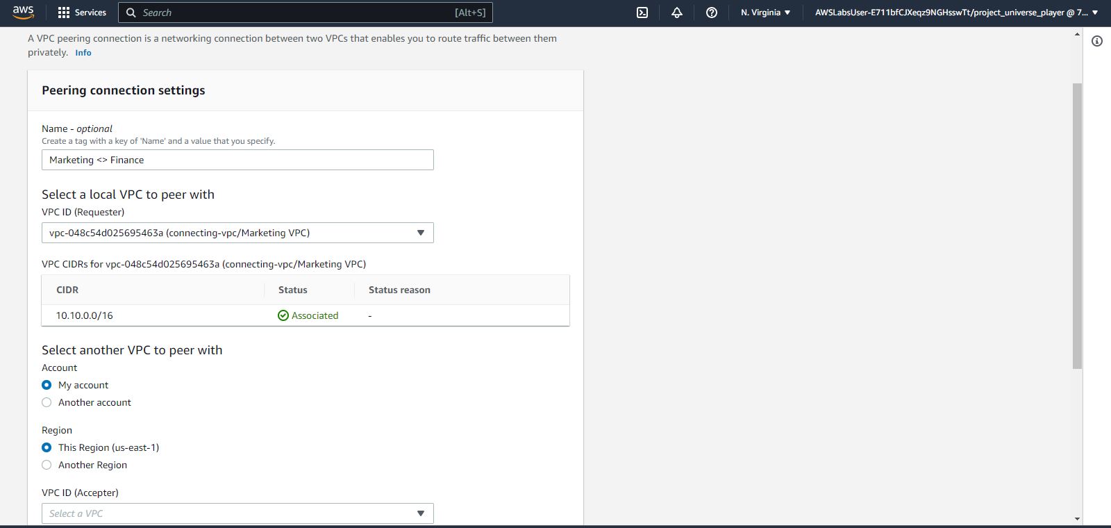 GitHub - Benn1440/VPC_Peering: This Repository that describes Amazon VPC Peering which allows ...