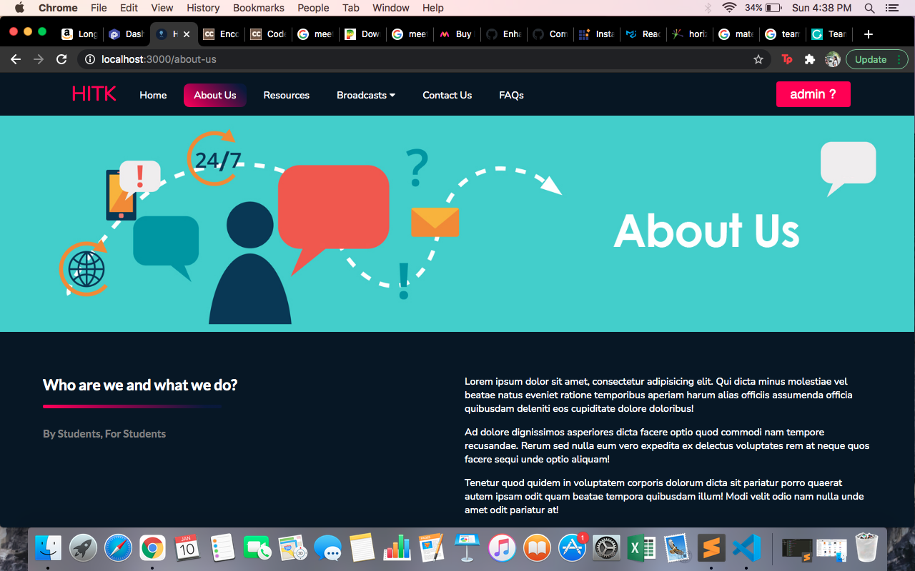 Enhacement In About Us Page · Issue 219 · Hitk Tech Community